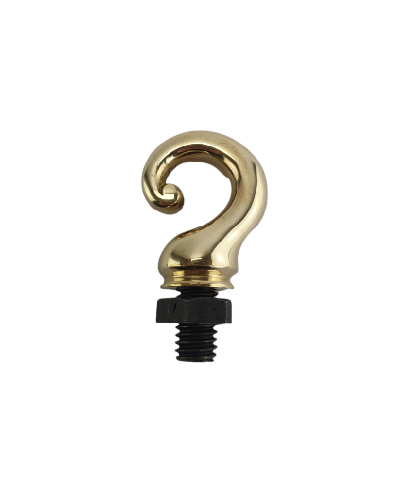 Heavy Duty Brass Hook Sturdy Lamp Hangers John Moncrieff